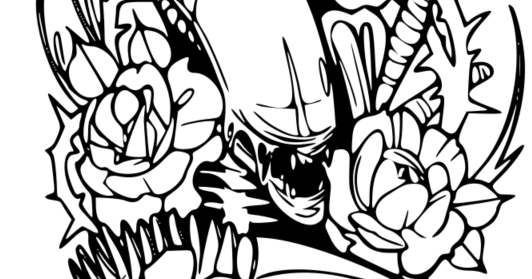 Roses Alien Wall Art by Jura Švébiš | Download free STL model ...