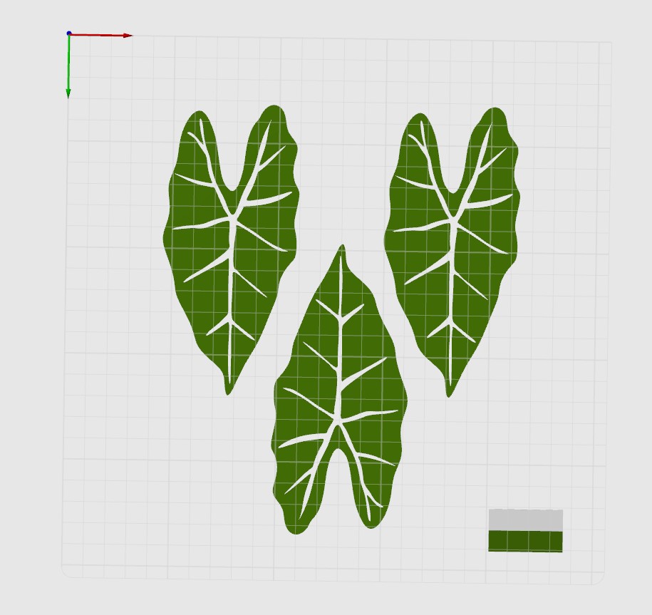Alocasia Frydek leaves by shelby-eleanor | Download free STL model ...