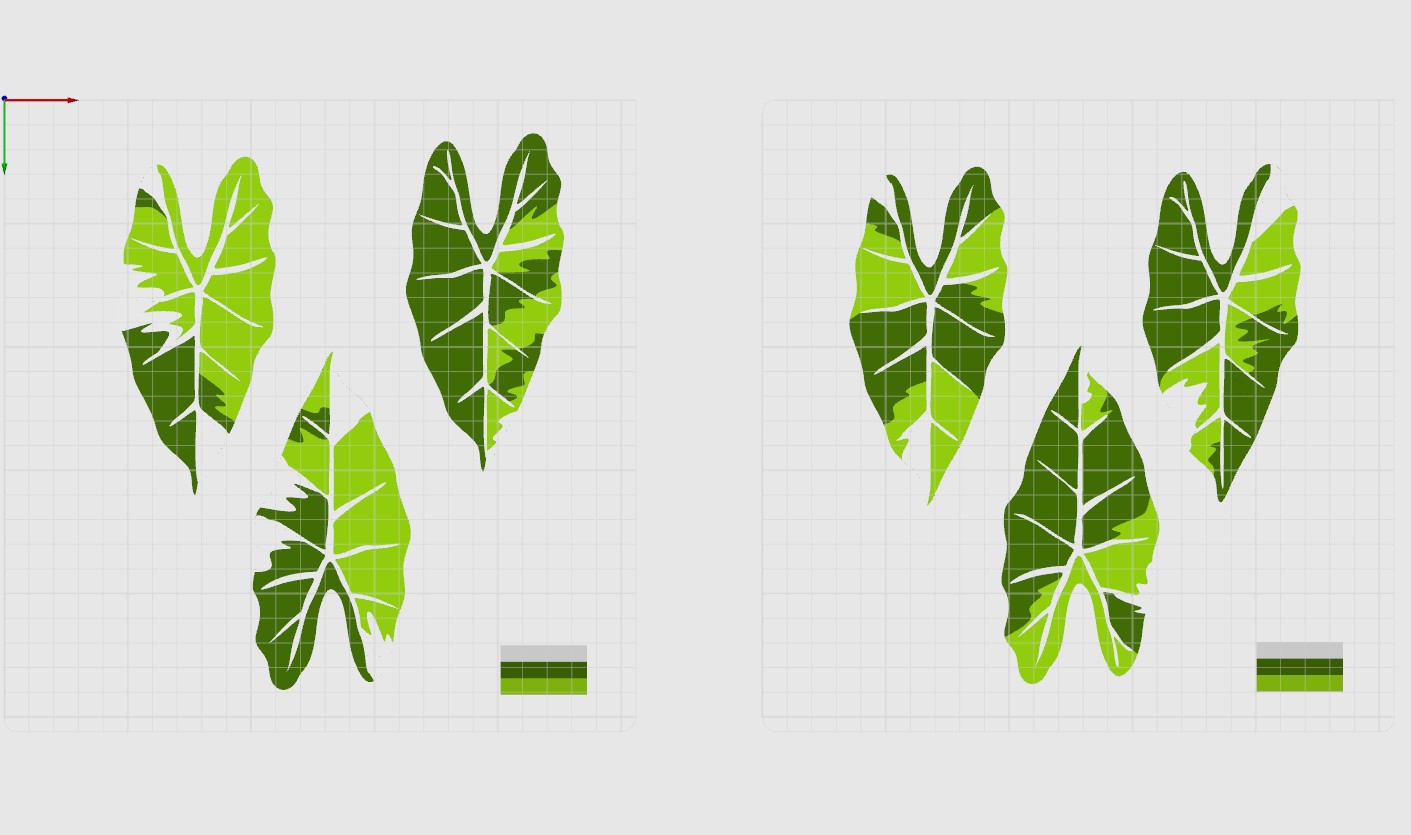 Alocasia Frydek leaves by shelby-eleanor | Download free STL model ...