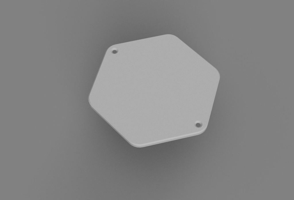 Hexagonal junction box with plain screwed lid 112x100x50mm - Cassetta ...