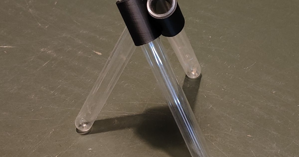 Tripod test tube vase by Tjalle Niehof | Download free STL model ...