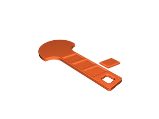 Shopping Cart Key (removable), Klíčenka k otevírání nákupních košíků ...