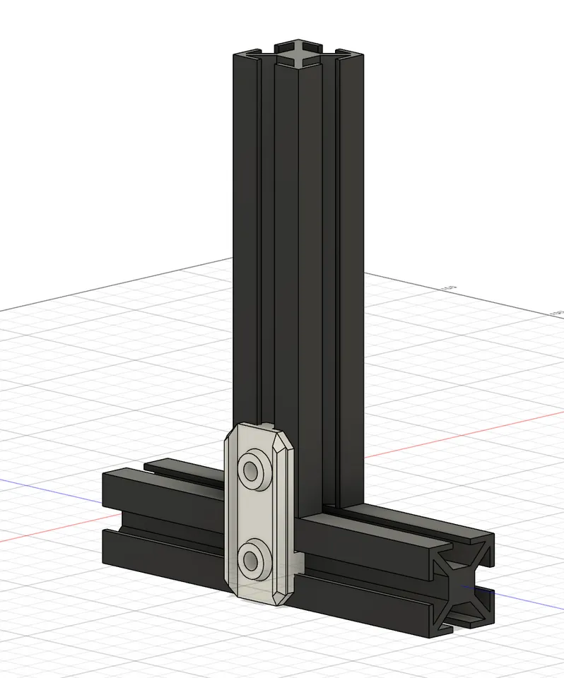 30x30 Profile T-Connector by Ossmar | Download free STL model ...