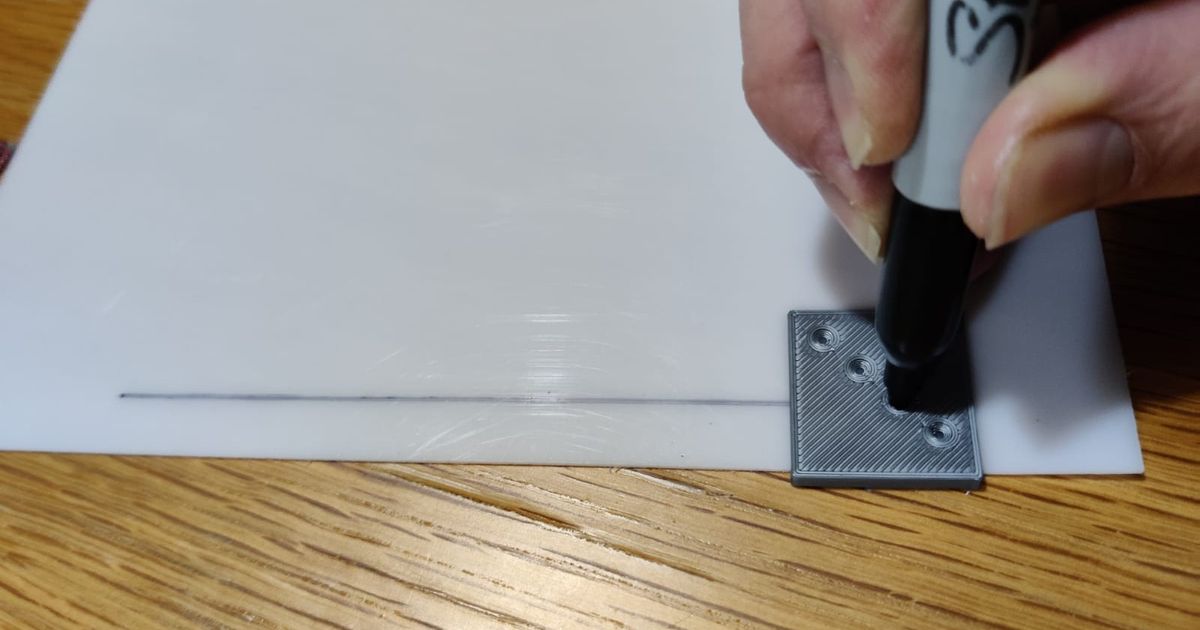 Edge / Corner Marking guide by Psyense | Download free STL model ...