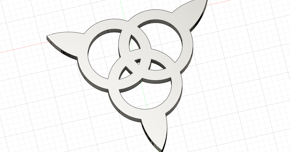 Celtic Trinity Wall-Art Model by TwinDenis | Download free STL model ...