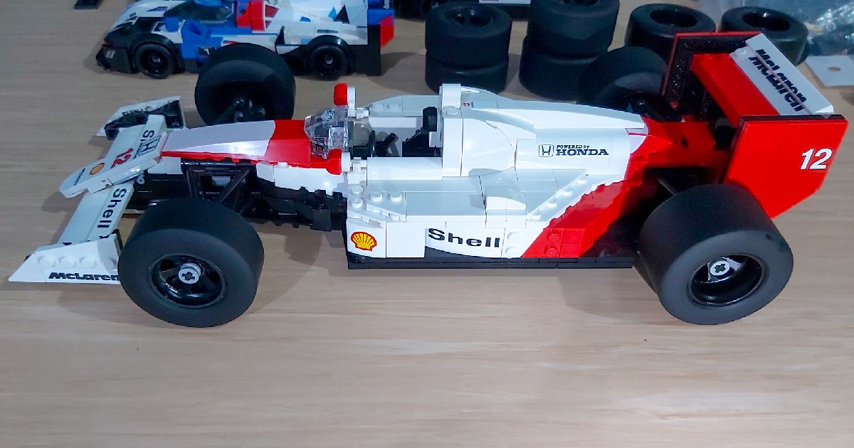 Custom Wheels for Lego Icon 10330 McLaren MP4/4 (Ver.2 uploaded) by ...