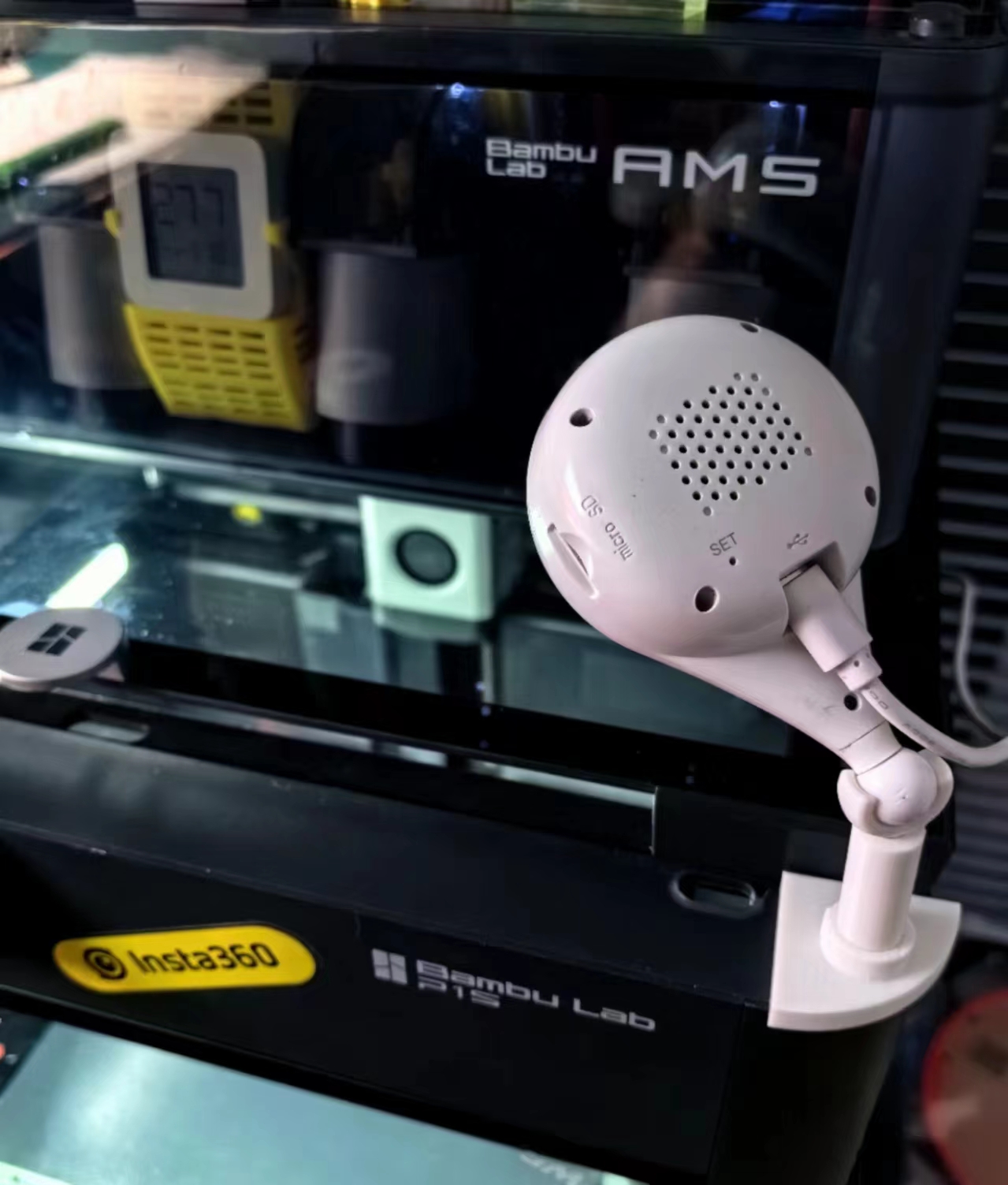 Bambu P1P P1S camera extension base by Royee Studio | Download free STL ...