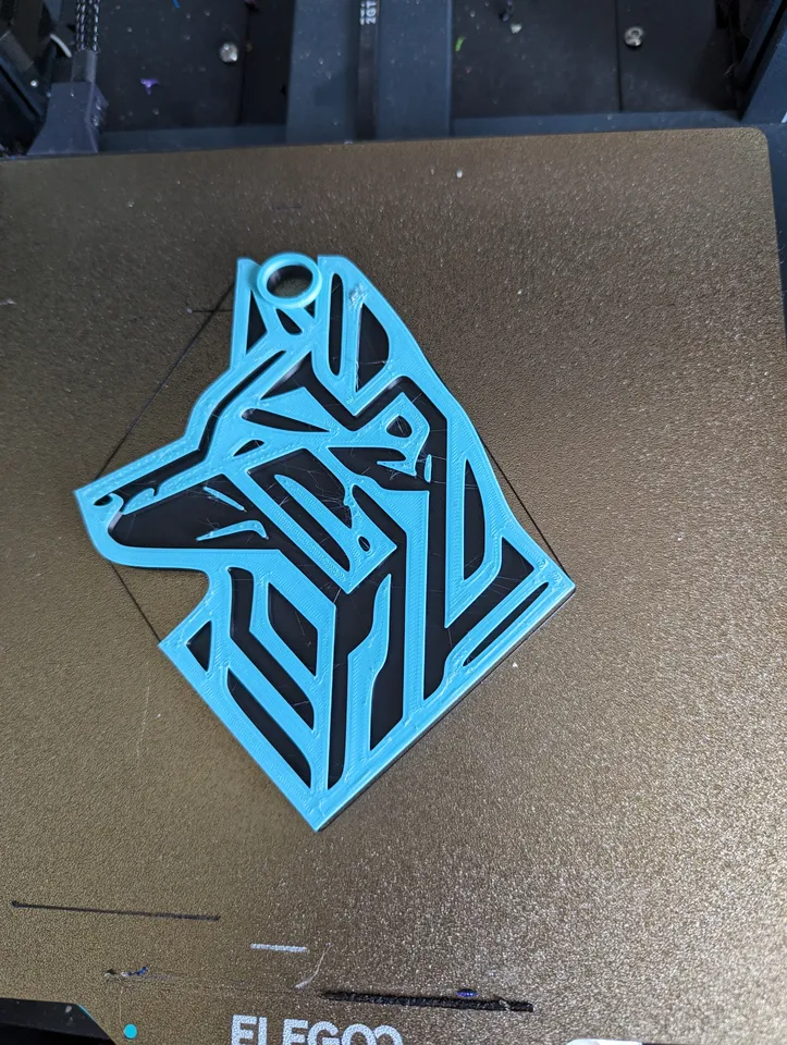 Wall mounted geometric dog by johnny Little | Download free STL model ...