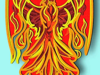3D phoenix by Jura Švébiš | Download free STL model | Printables.com