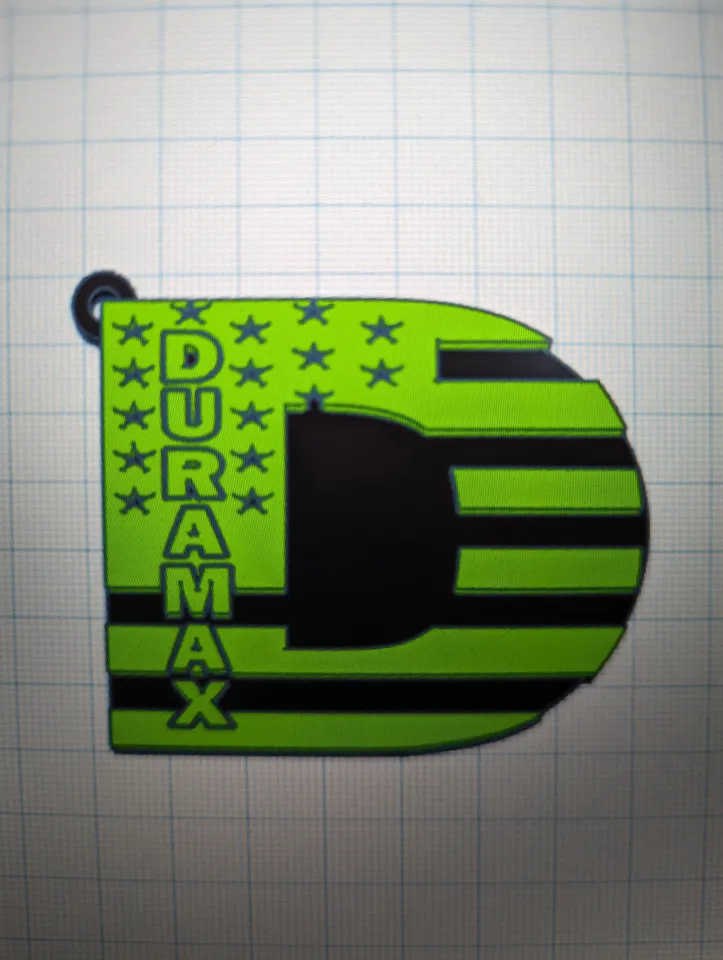 Duramax Keychain by T's Custom Creations | Download free STL model ...