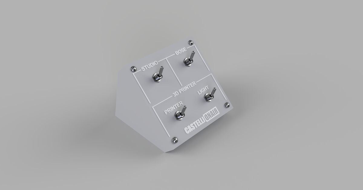IOT Aircraft Switch Panel por sicarius80 | Descargar modelo STL ...