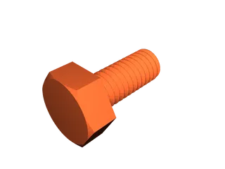 Bolts and Nuts M4 M5 M6 M7 M8 by Cipriani Design | Download free STL ...