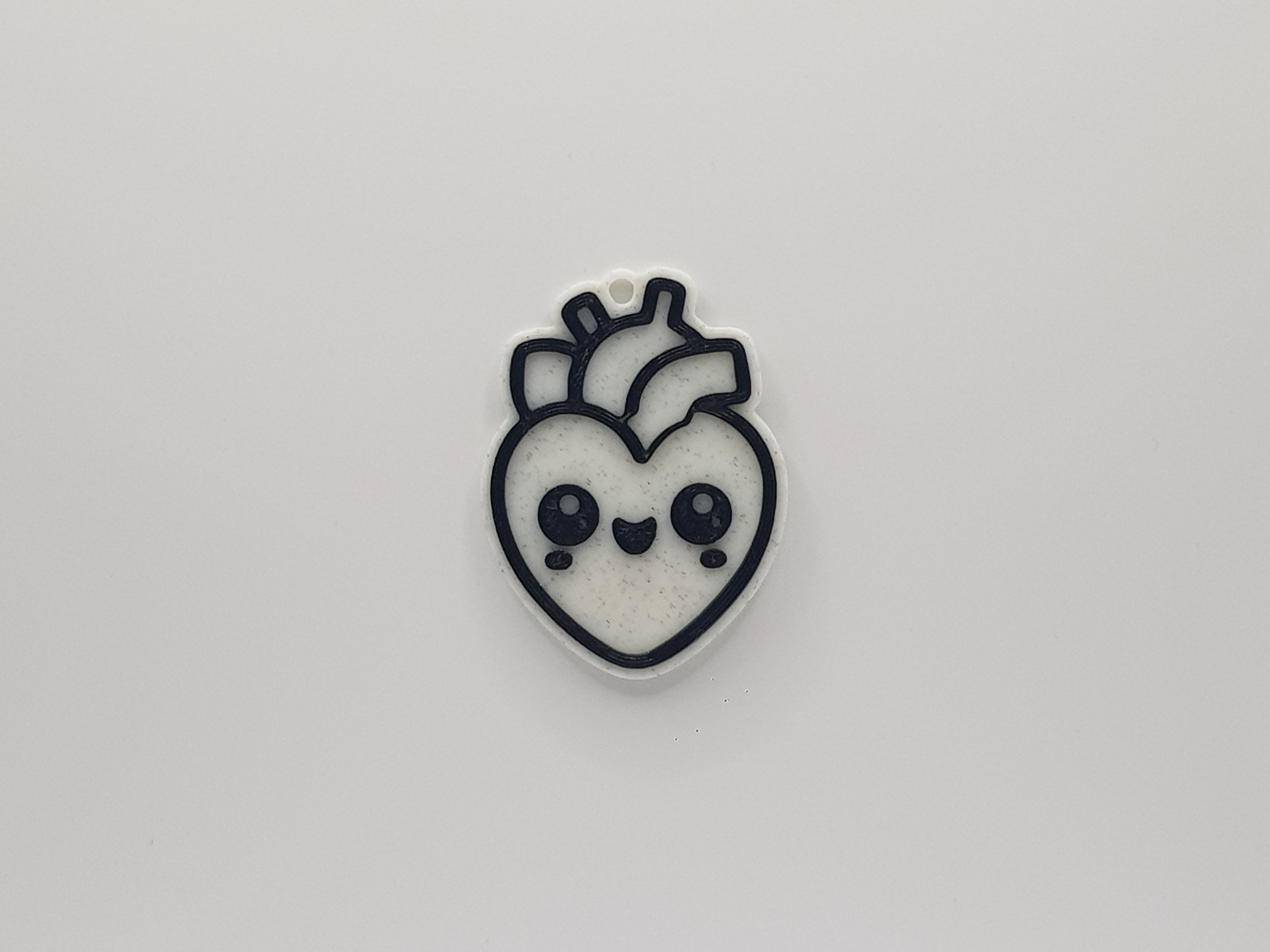Happy Anatomical Heart Keychain by FC2M3D | Download free STL model ...