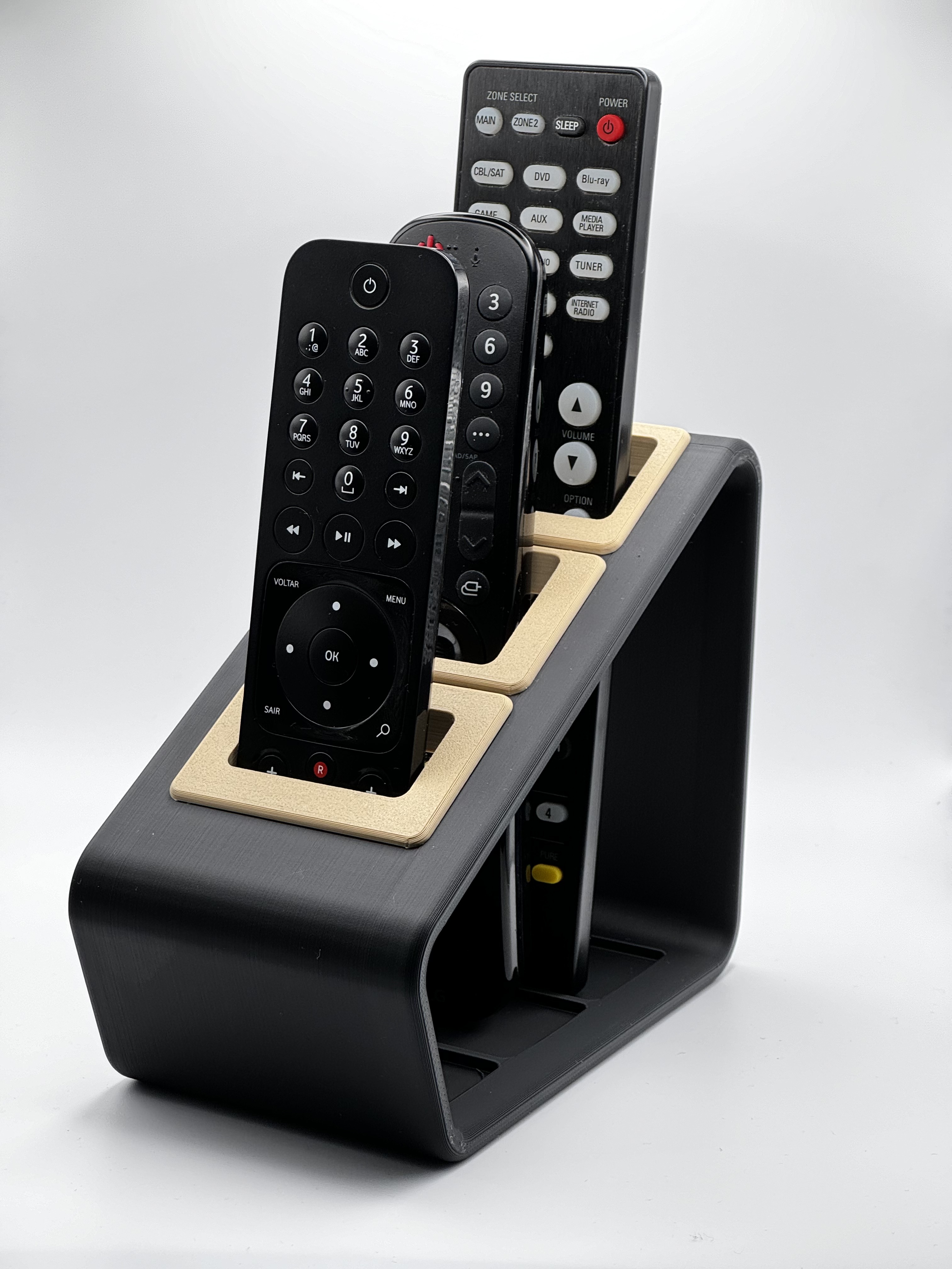 remote holder with inserts by h3li0 | Download free STL model ...