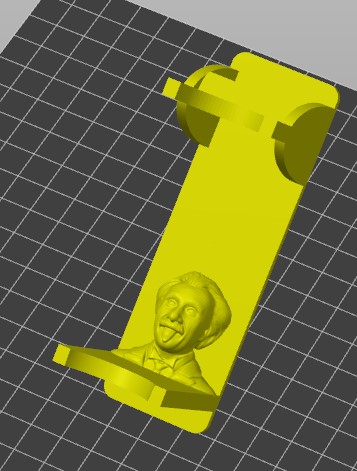 Pipette holder with Albert Einstein by JoKa | Download free STL model ...