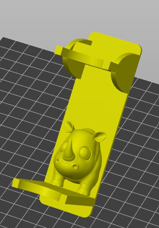 Pipette holder with rhino by JoKa | Download free STL model ...