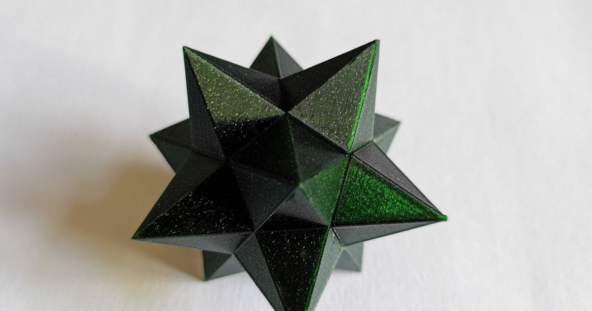 Small stellated dodecahedron by Petan | Download free STL model ...
