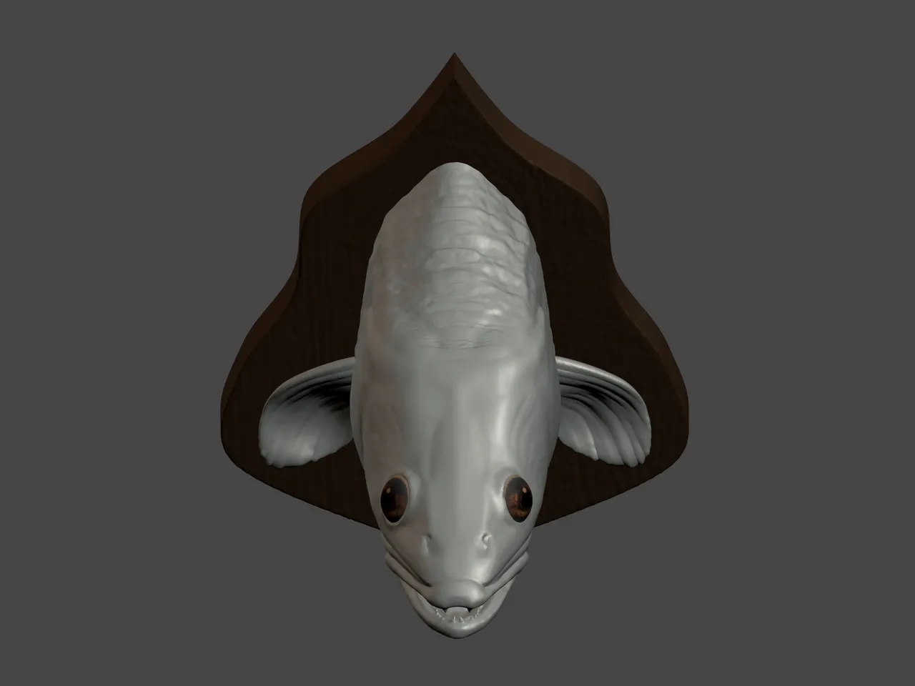 Zander head trophy wallmount by Rott3D | Download free STL model ...
