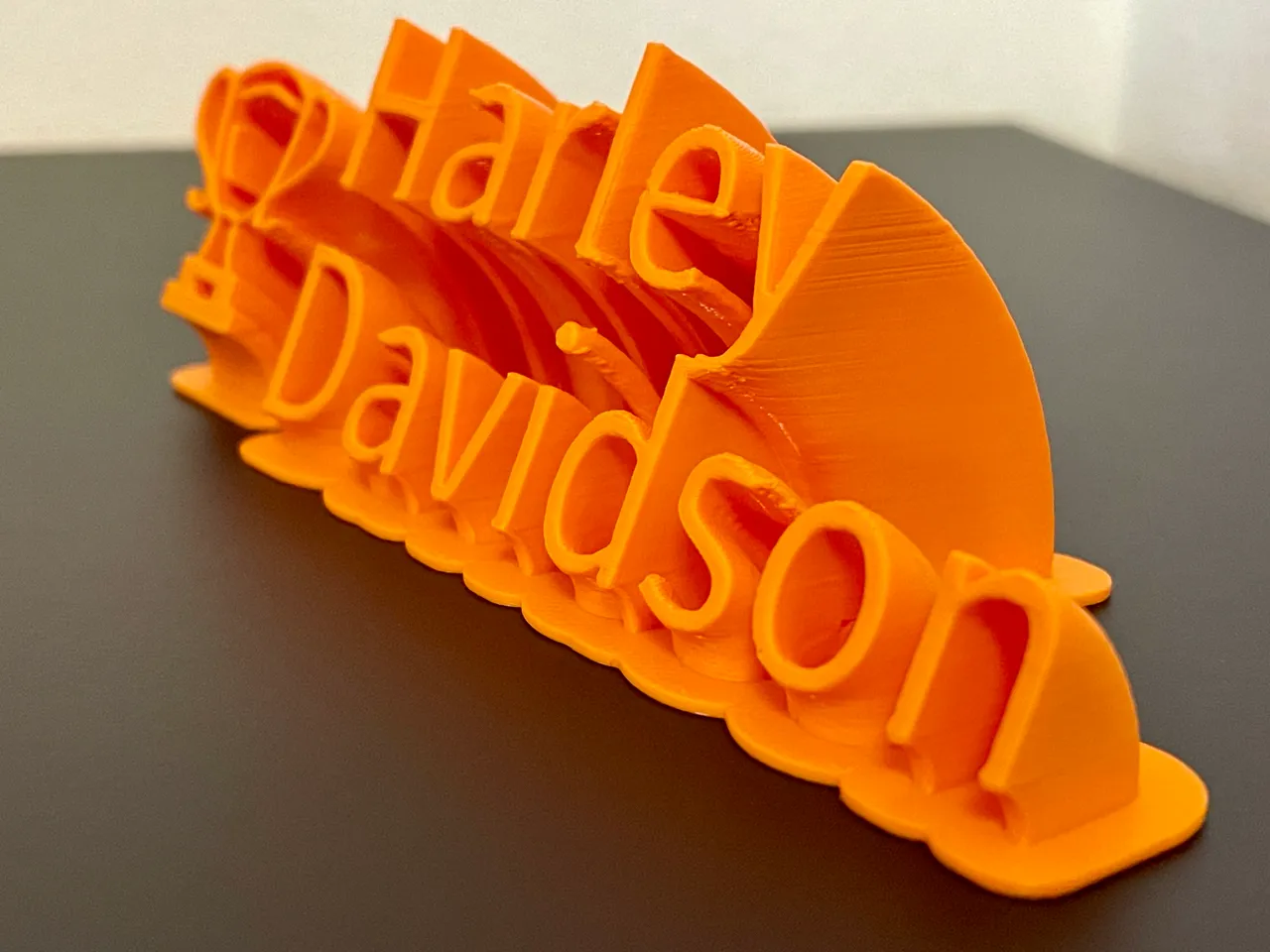 Harley davidson text3D by Ivan_Creation_3D | Download free STL model ...