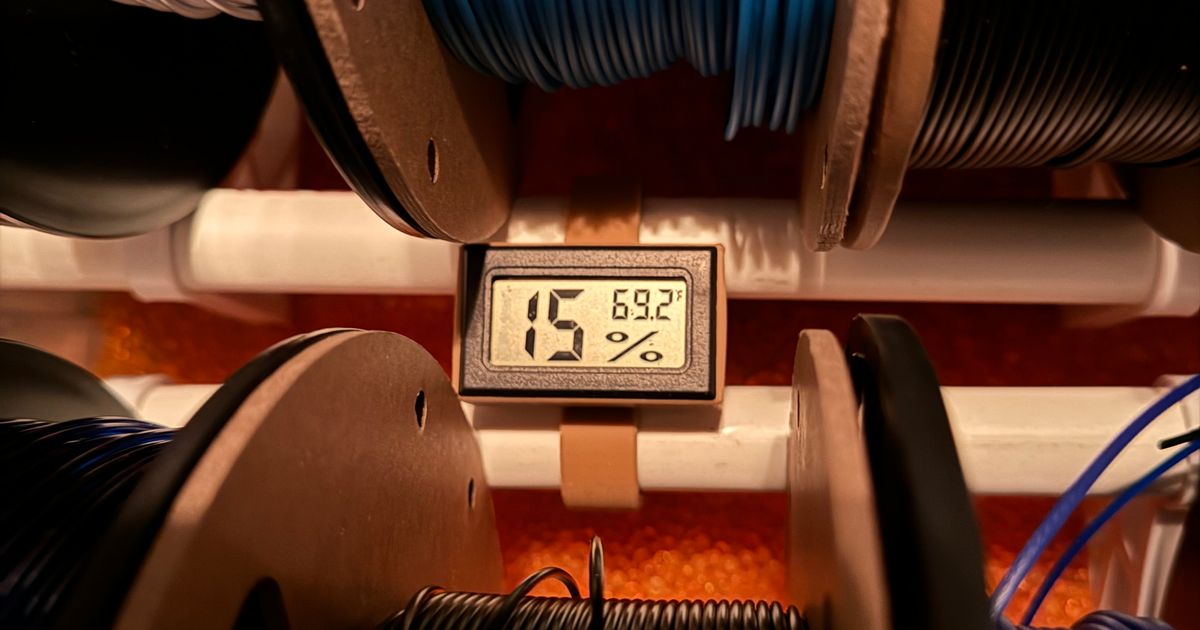 Dry Box Humidity Sensor Mount by JayPotter1969 | Download free STL ...