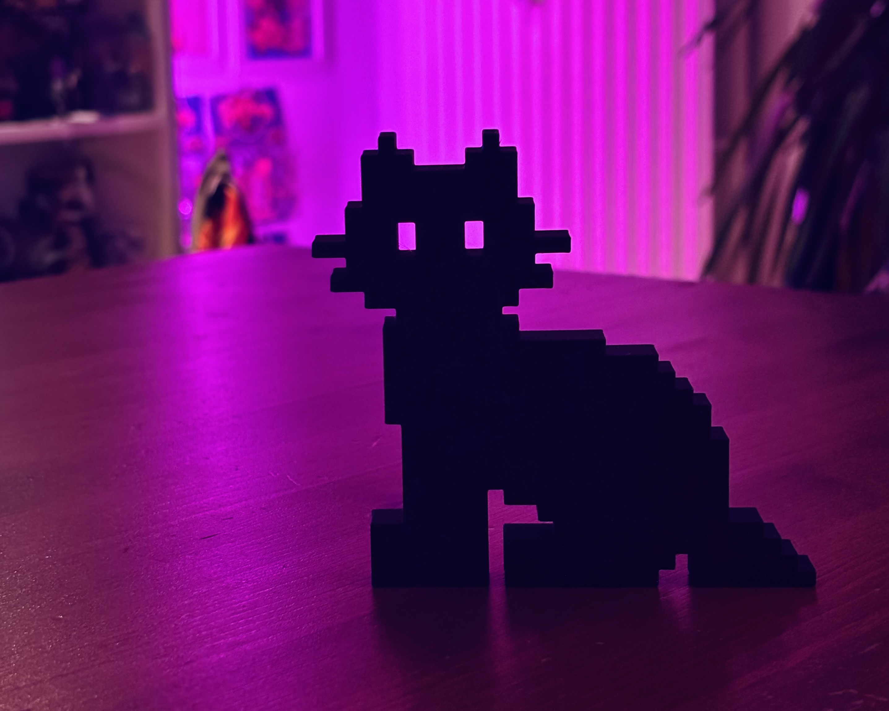 Alley Cat Pixel Toy by AstroToys | Download free STL model | Printables.com