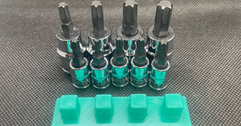 Harbor Freight Star Point Socket Holder by qman | Download free STL ...