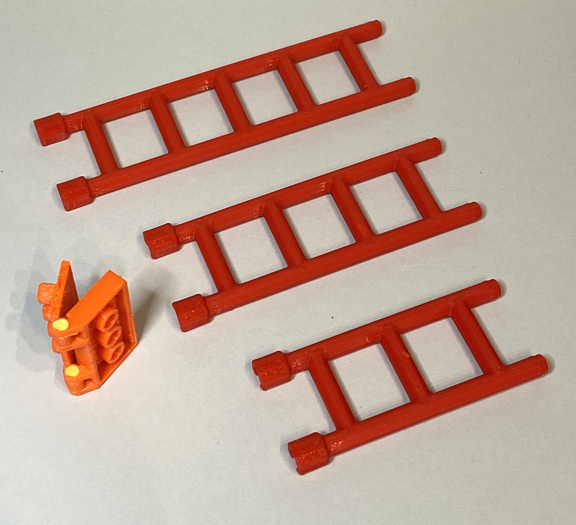 Lego (compatible) Ladders and Adjustable Base Foot by Tritschi ...