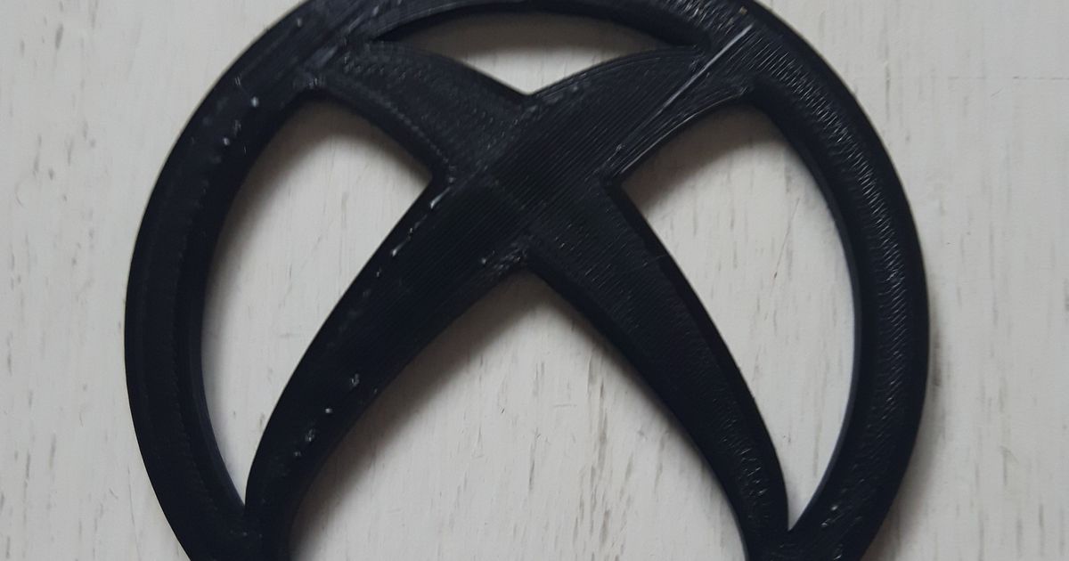 Xbox logo by Jack Reimer | Download free STL model | Printables.com