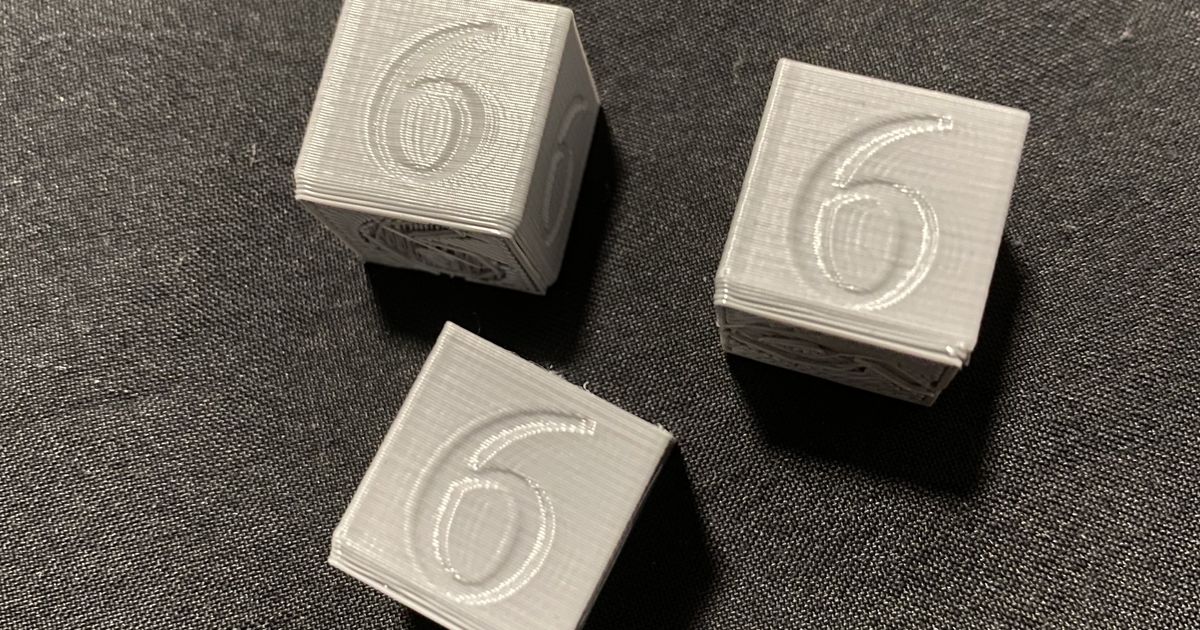 Satanic Dice with 6 sides D6 by Šimon Dlouhý | Download free STL model ...