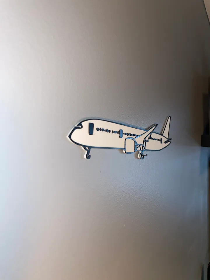 Boeing 787 2D Art by PDFYYC | Download free STL model | Printables.com