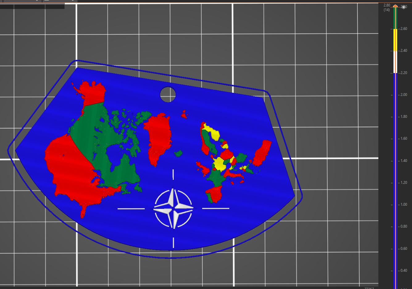 Multi-Colour NATO Map por SnapbackDigital | Descargar modelo STL ...