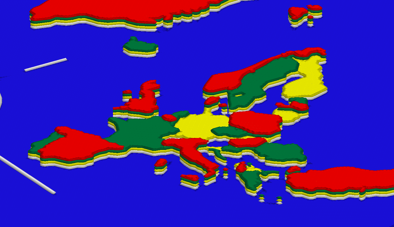 Multi-Colour NATO Map por SnapbackDigital | Descargar modelo STL ...