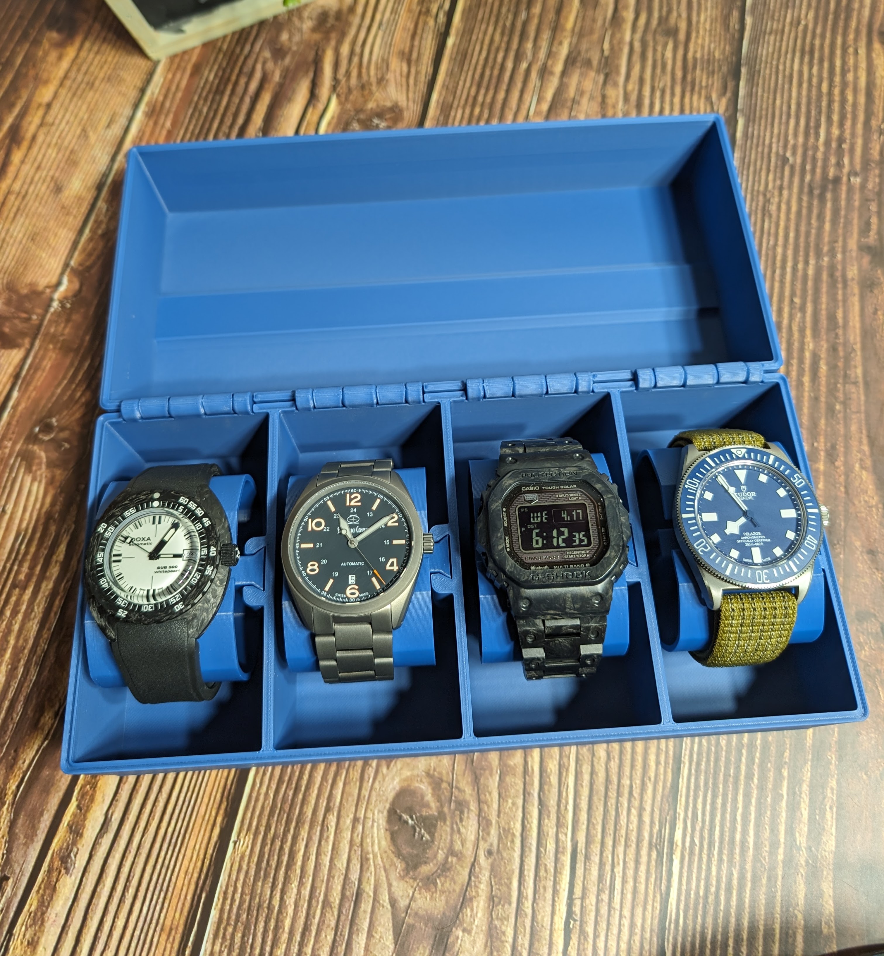 Four Slot Print in Place Watch Box by Jacob Warner | Download free STL ...