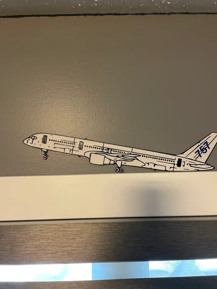 Boeing 757 wall art by PDFYYC | Download free STL model | Printables.com