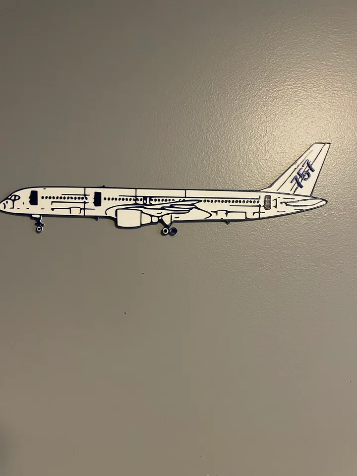 Boeing 757 wall art by PDFYYC | Download free STL model | Printables.com