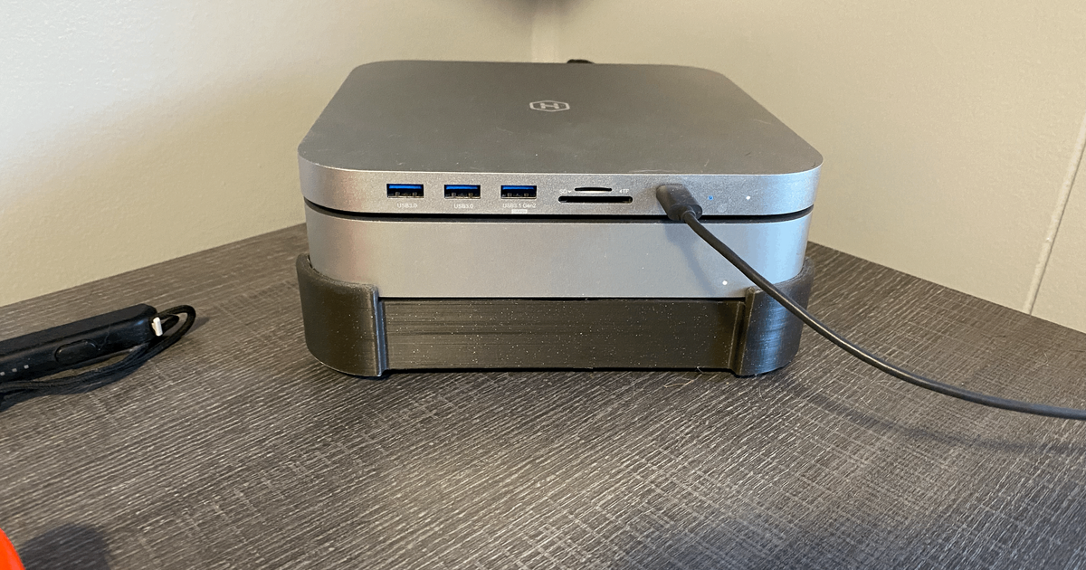 Mac mini Stand by Dave Brown | Download free STL model | Printables.com