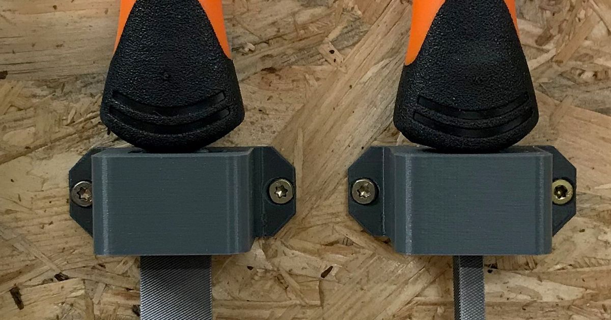 Feilenhalter / Rasp holder by Chileo | Download free STL model ...