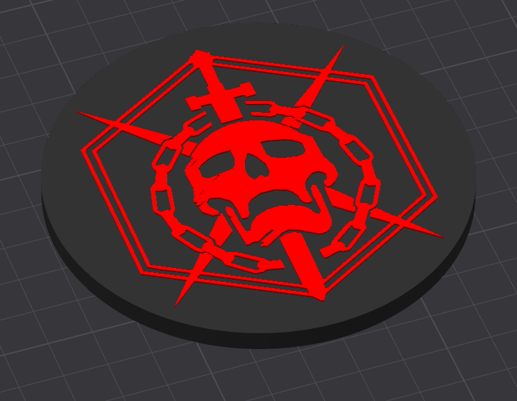 Destiny Raid Icon Coaster by Zombie | Download free STL model ...