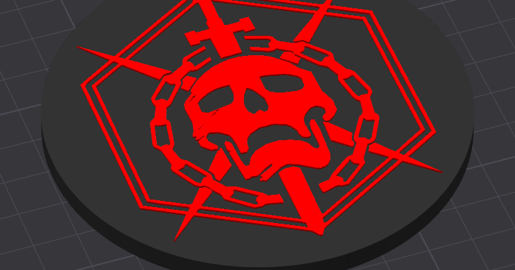 Destiny Raid Icon Coaster by Zombie | Download free STL model ...
