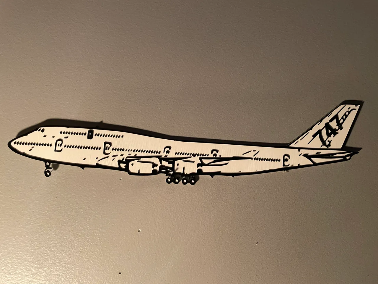 Queen of the skies Boeing 747 wall art by PDFYYC | Download free STL ...