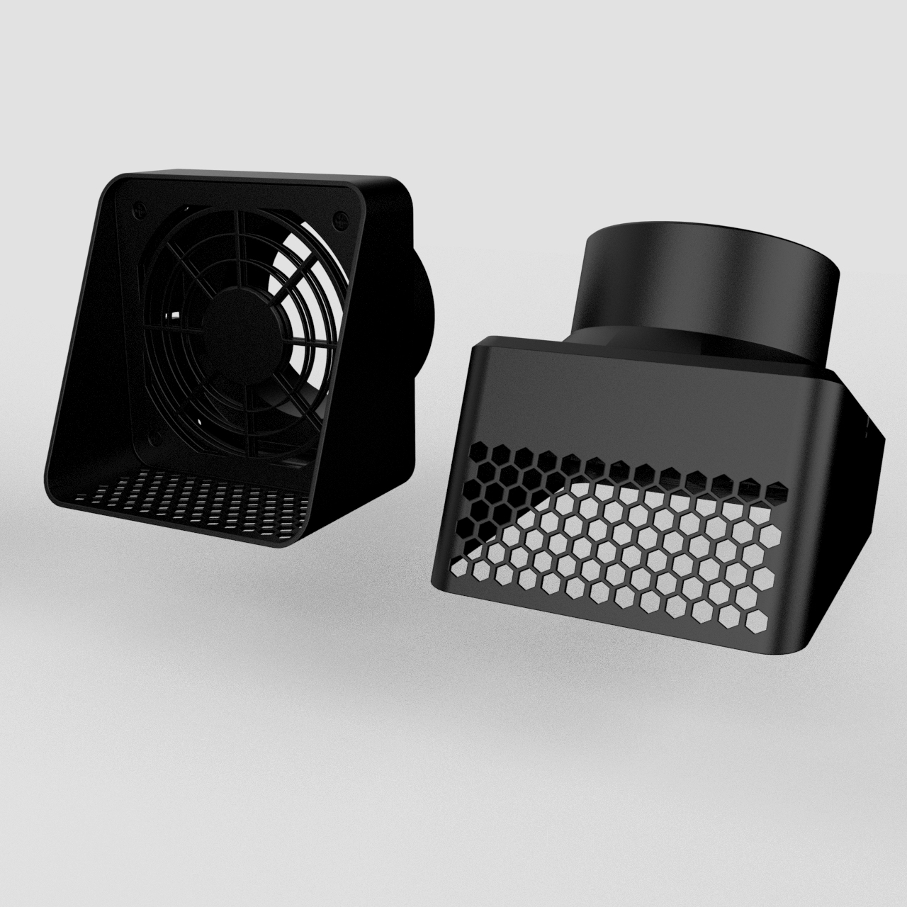 120mm Fan solder fume extractor by Edward Cai | Download free STL model ...