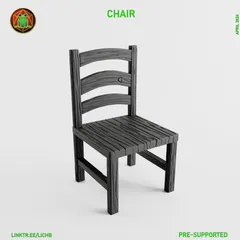 Red chair by Mark Brantjes | Download free STL model | Printables.com