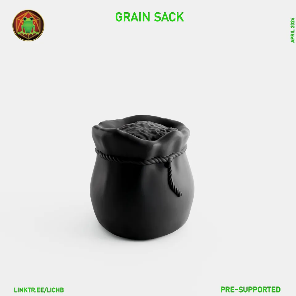 Grain Sack by The Toadstool Weaver | Download free STL model ...