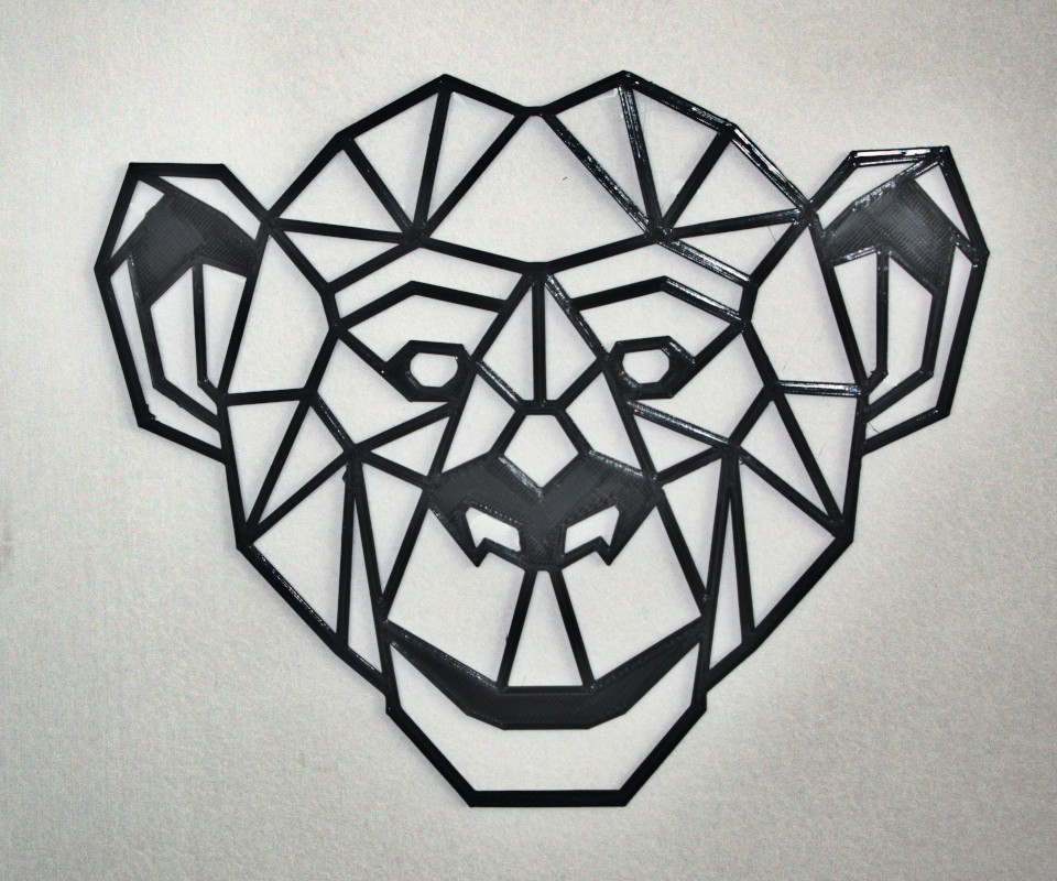 Geometric Animal Wall Art by DMIBoss | Download free STL model ...