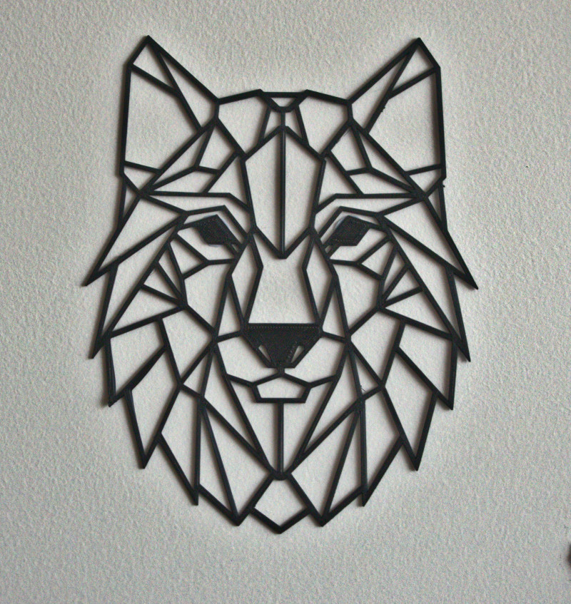 Geometric Animal Wall Art by DMIBoss | Download free STL model ...