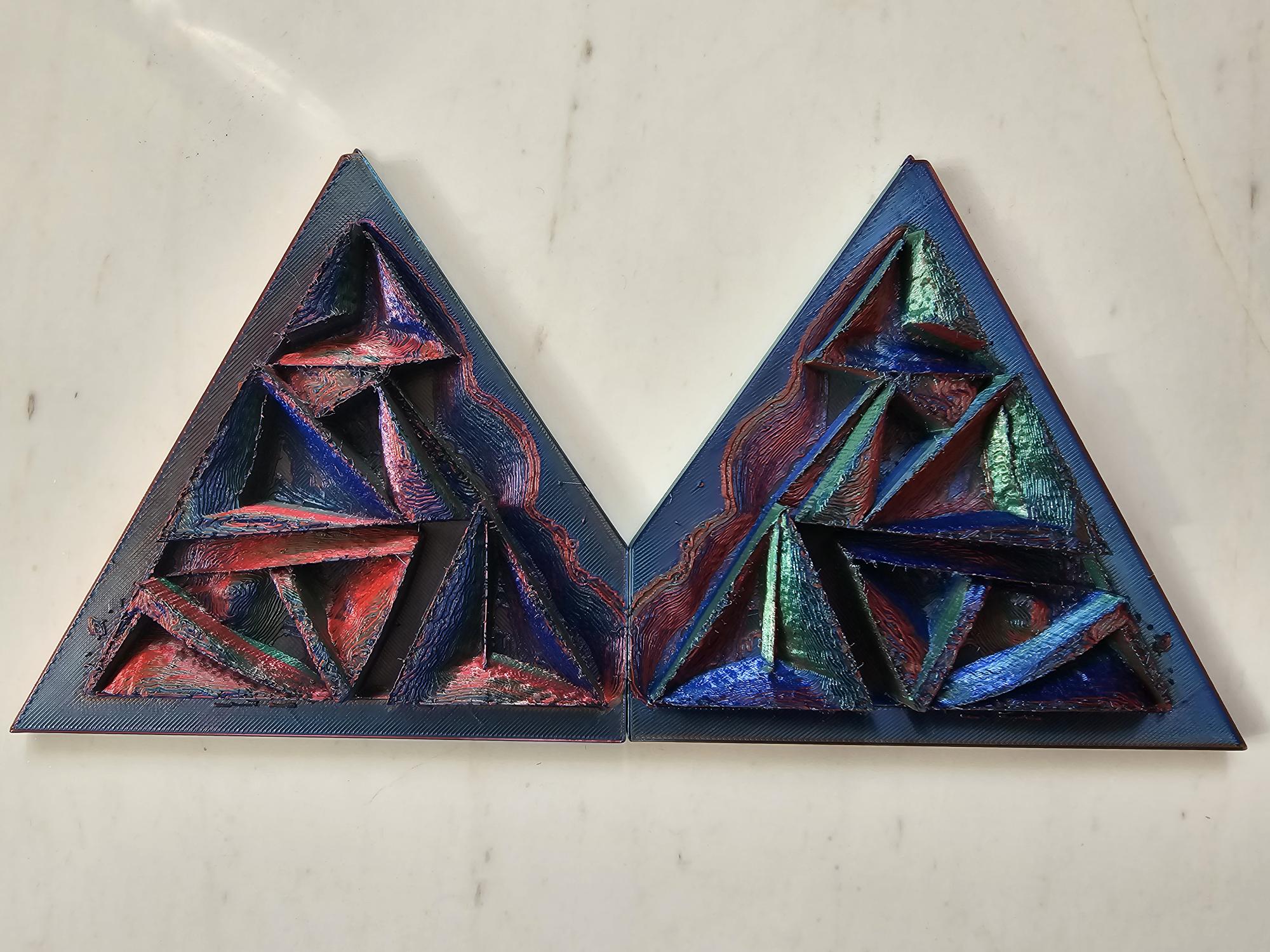 Mountains Geometric Wall Art by RPK | Download free STL model ...