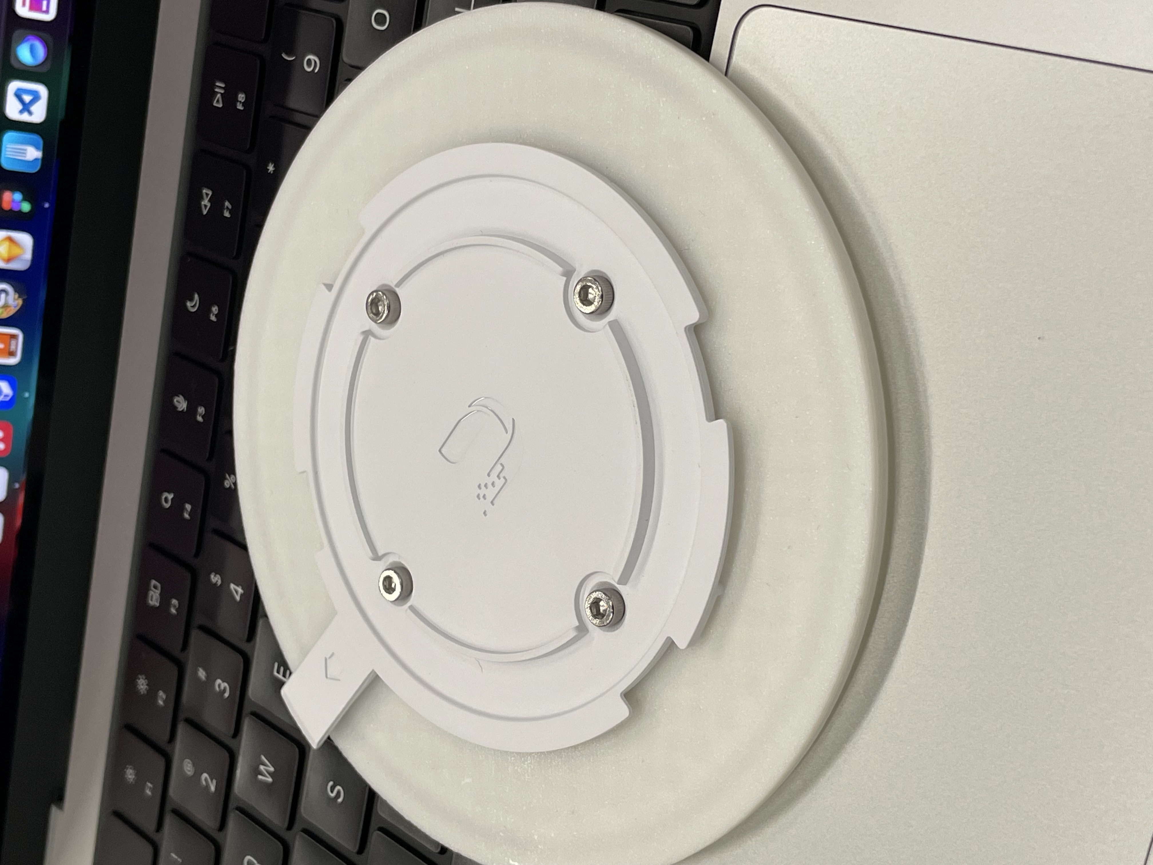 Caulk mounting plate for UniFi U6 Lite by Ben Ku | Download free STL ...