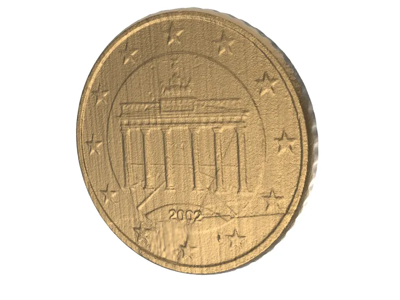 50 Euro-Cent Coin 3D Scan by EngGraph | Download free STL model ...