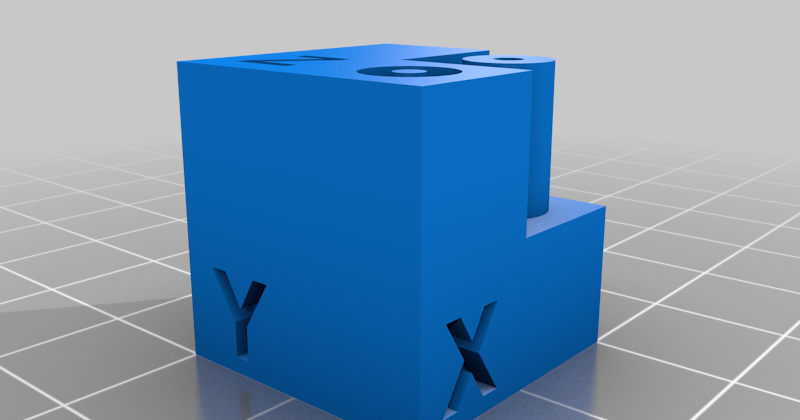 Filament Test Cube by Captain Levi | Download free STL model ...