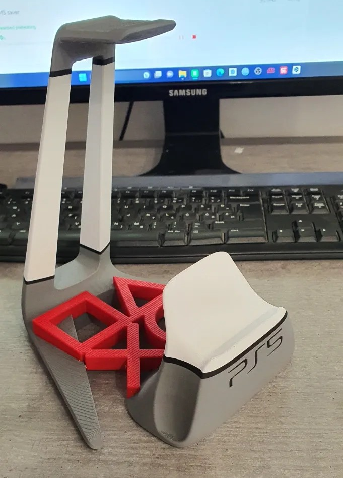 PS5 Headphone and control stand by Rober7Crow | Download free STL model ...